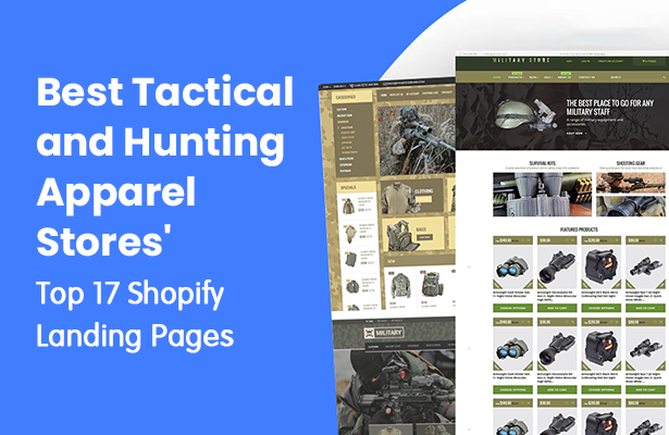 Best Tactical and Hunting Apparel Stores' Top 17 Shopify Landing Pages ...